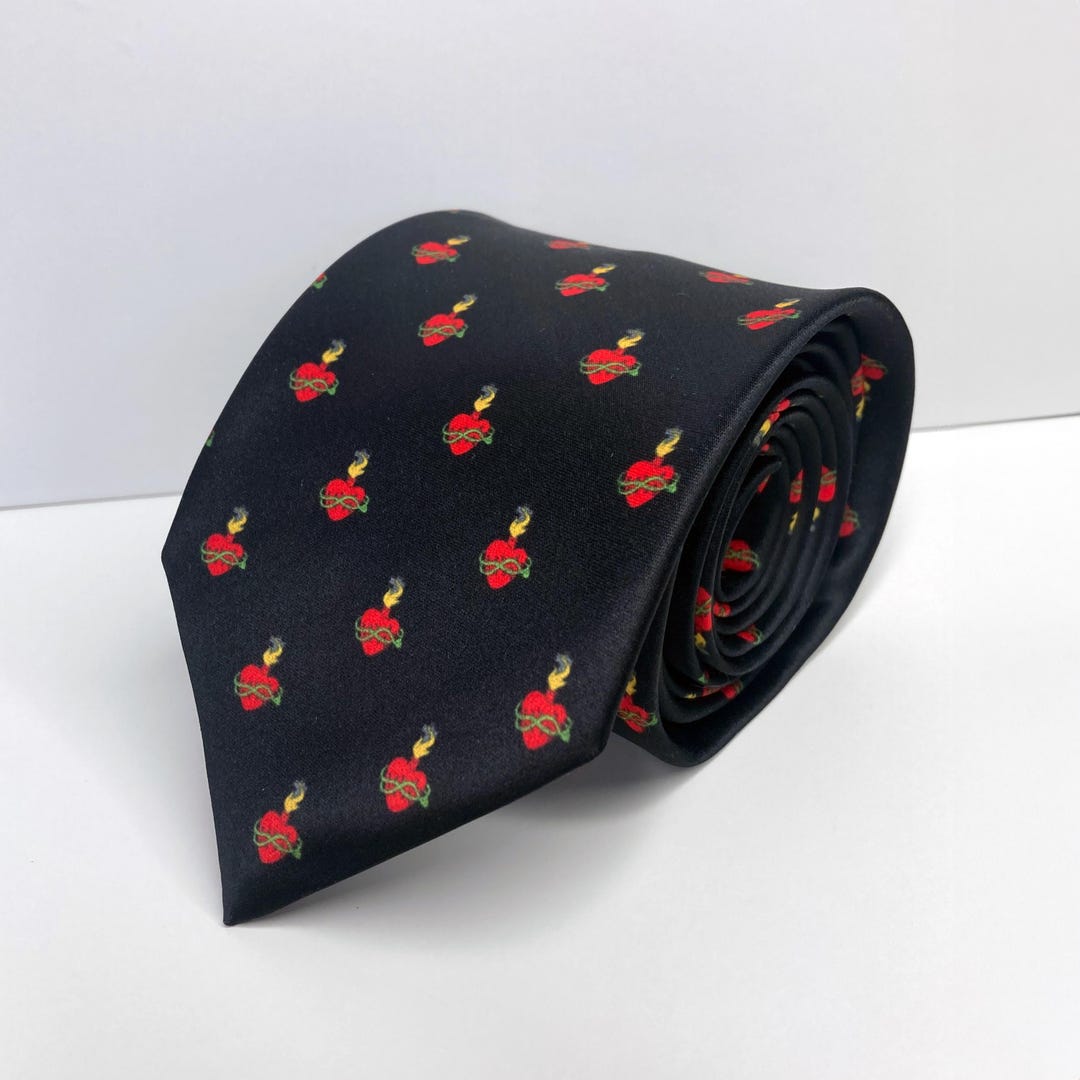 Sacred Heart of Jesus Necktie Catholic - Etsy