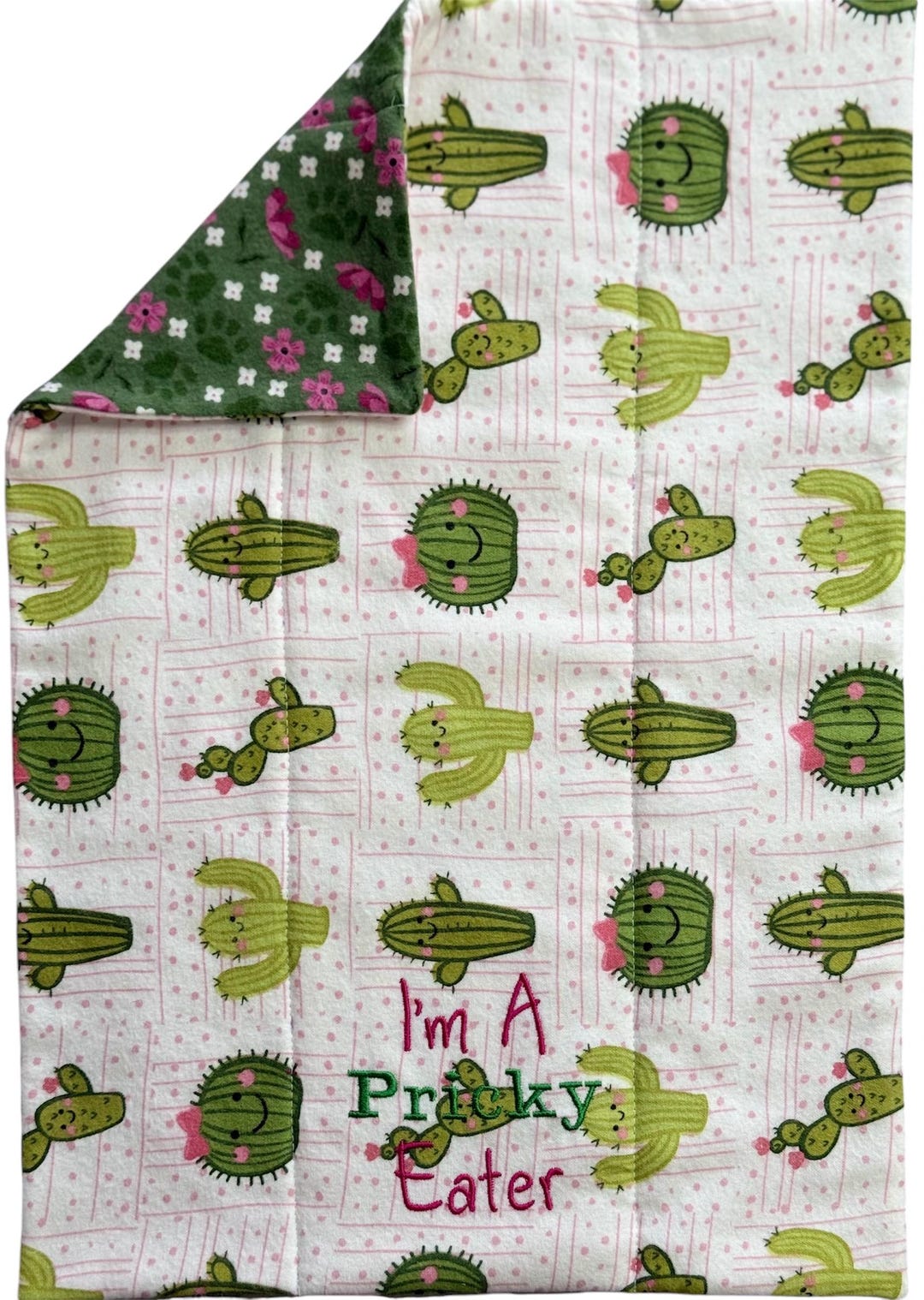 Burp Cloth for Baby Girls, Large and Soft– Embroidered With Sayings ...
