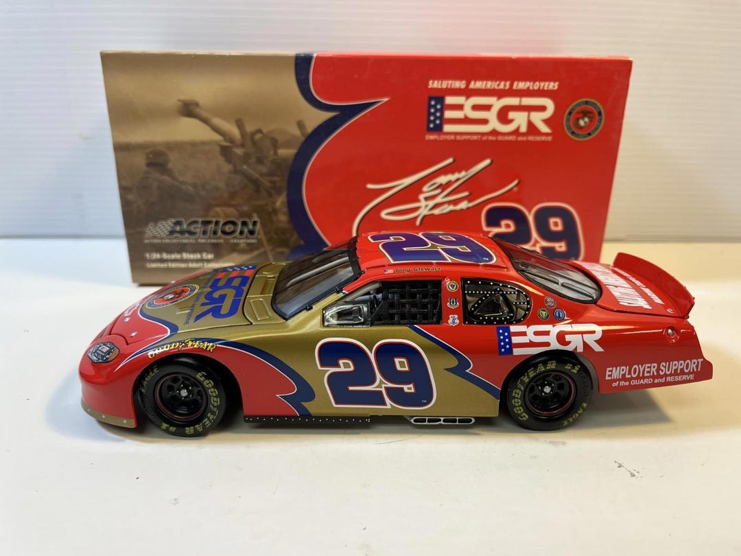Tony Stewart #29 ESGR / Marines 2004 Monte Carlo Diecast Model Car: 1/ ...