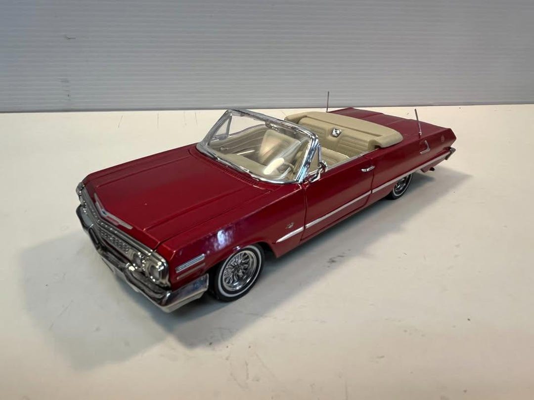 1963 Chevy Impala Drop Top Lowrider New No Box in 1/24 Scale by Welly ...