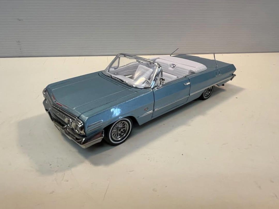 1963 Chevy Impala Drop Top Lowrider New No Box in 1/24 Scale by Welly ...