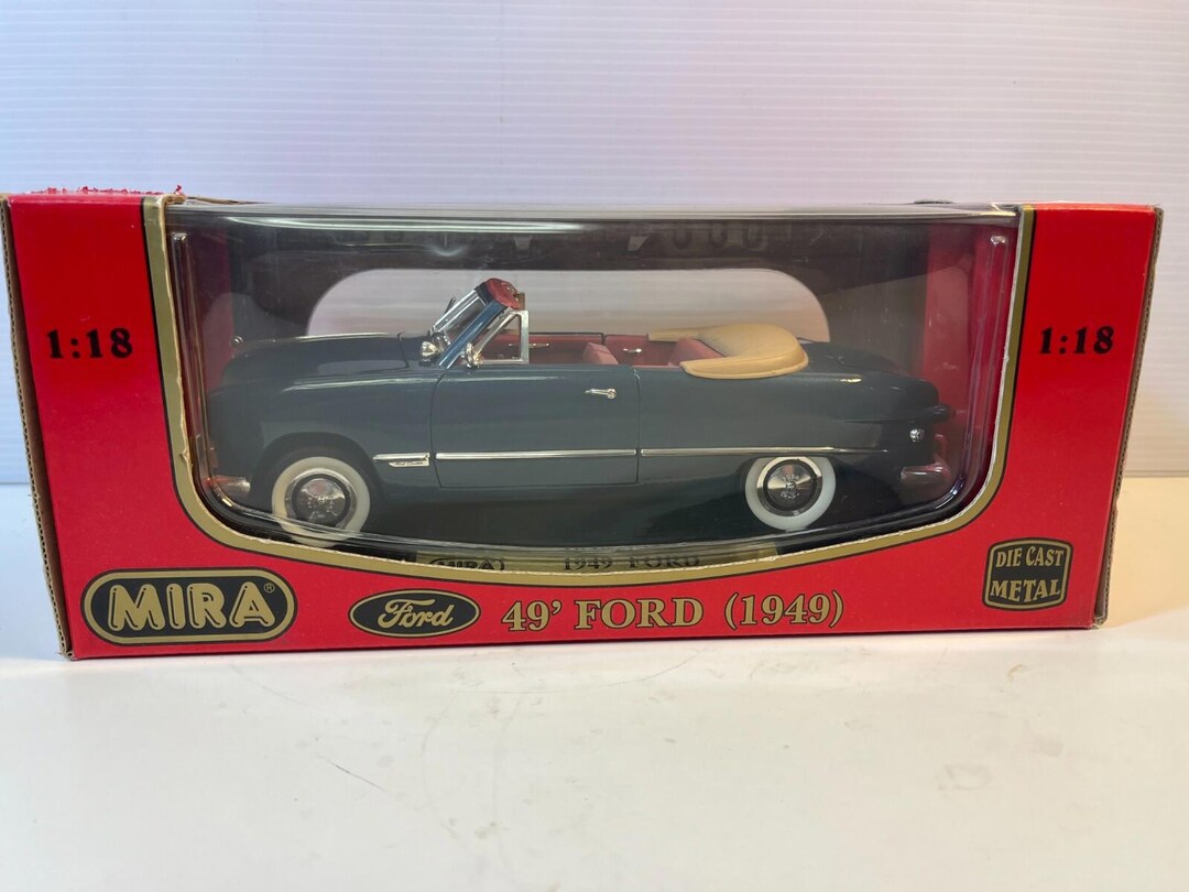 1949 Ford "shoebox" Convertible in 1/18 Scale Diecast by Mira - Etsy