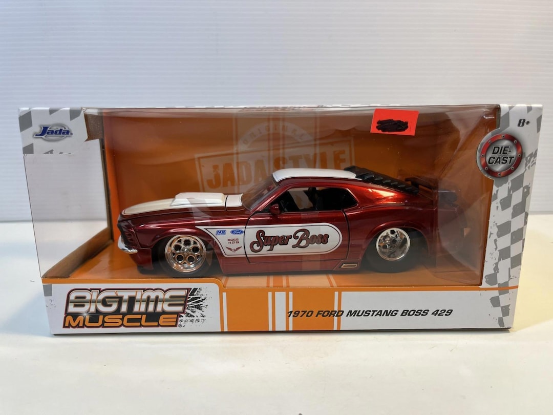 1970 Ford Mustang Super Boss 429 Diecast Model, 1/24 Scale - Etsy