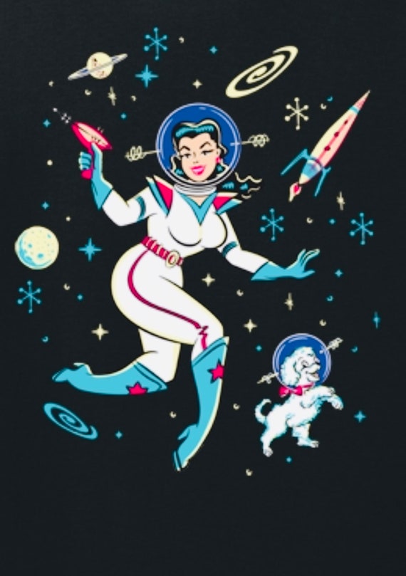 Dibujo De Astronauta Pin Up