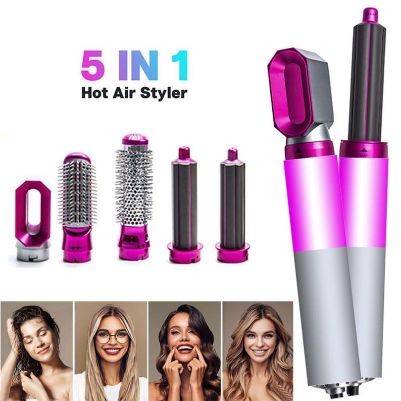 Hot Air Styler | 5 in 1 Hair Dryer Styling Tool - Etsy