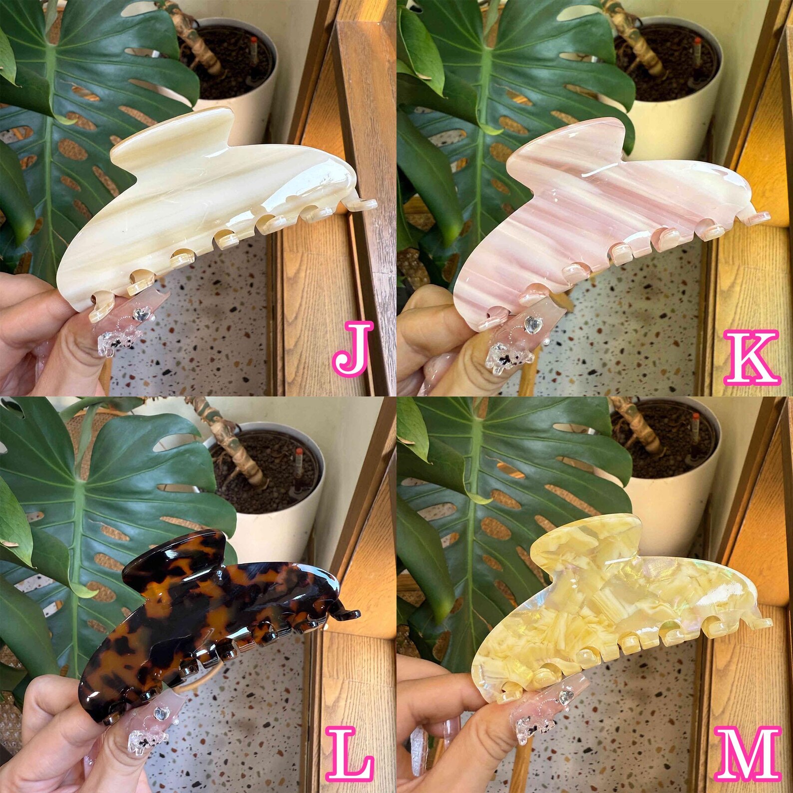 Custom Rhinestone Name Hair Claw Clip: Personalized Hair Accessory - Etsy