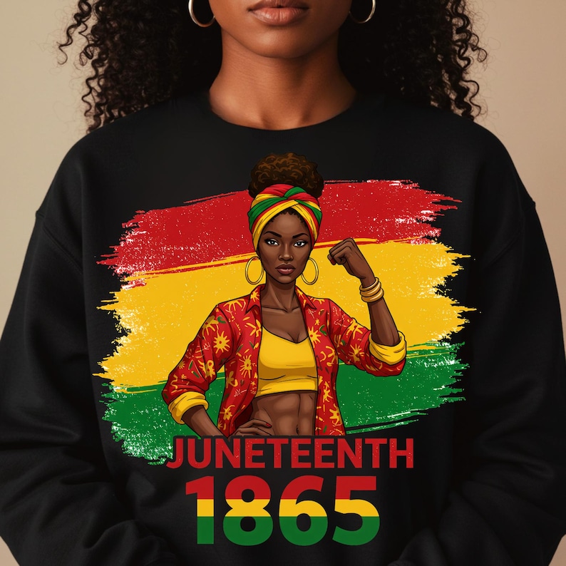 Juneteenth 1865 PNG, Black History Pride Shirt Design, Strong Black Woman Clipart, African ...
