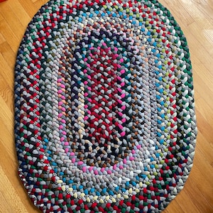 Handmade Braided Rug 100% Wool - Etsy