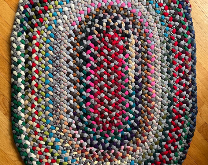 Handmade Braided Rug 100% Wool - Etsy