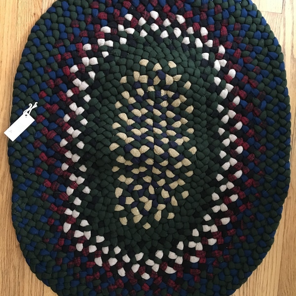 Wool Braided Rug - Etsy