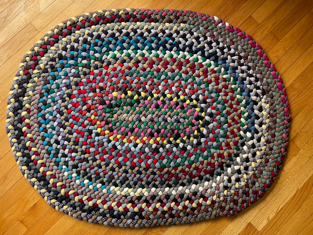 Handmade Reversible Braided Rug - Etsy