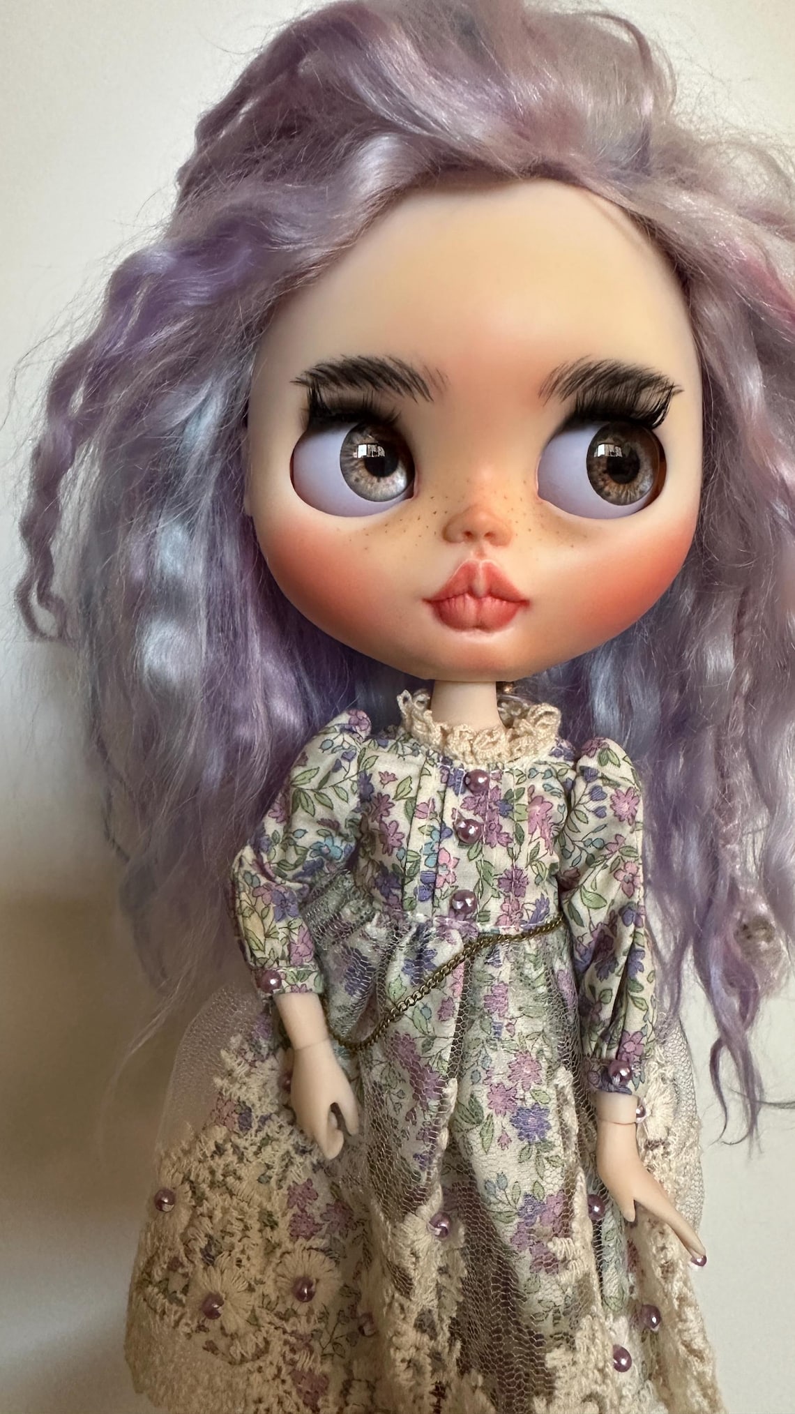 Blythe Doll Scalp, Mohair Hair, Natural Mohair Hair Scalp for Blythe ...