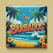 Curacao Map Caribbean Fridge Collector's Souvenir Magnet Classic Design ...