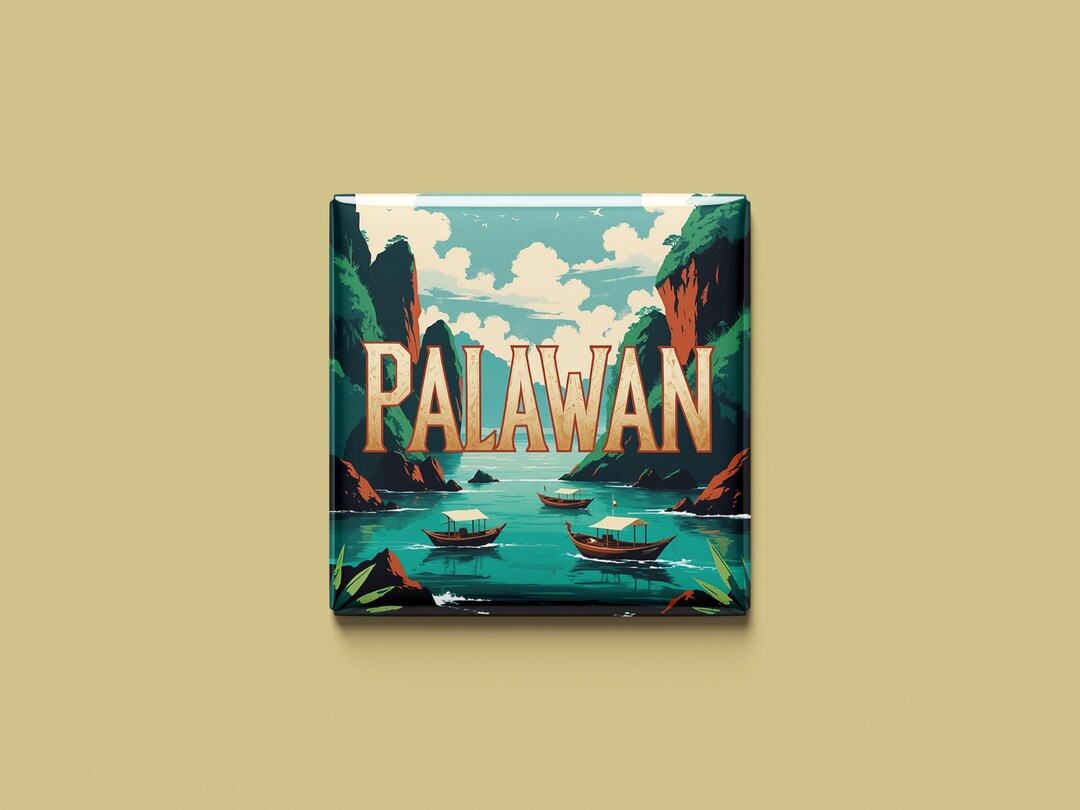 Palawan Magnet | 6 Designs to Choose From | Handmade Souvenir ...