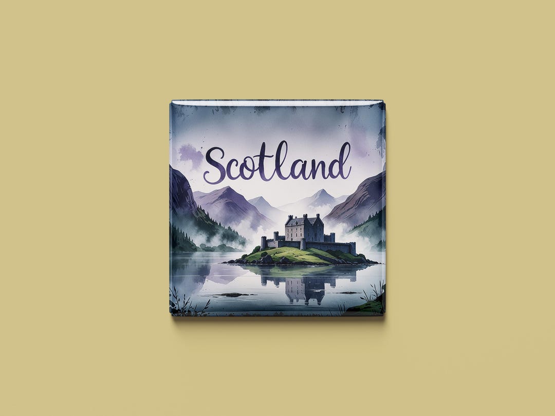 Scotland Magnet | 5 Designs to Choose From | Handmade Souvenir ...