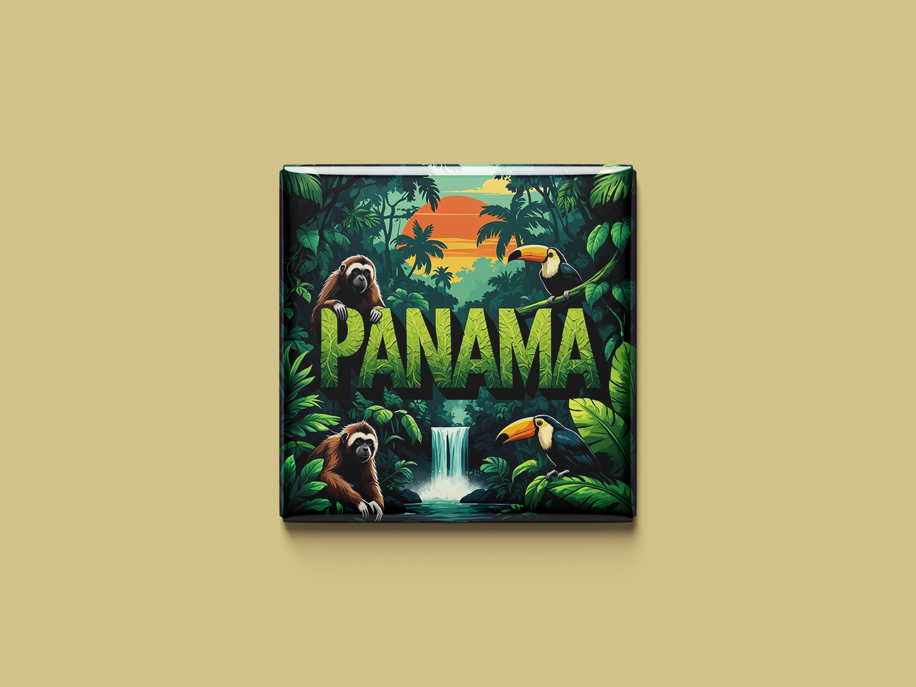 Panama Magnet | 5 Designs to Choose From | Handmade Souvenir | Canal ...