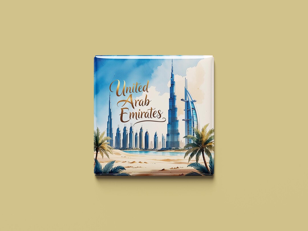 UAE Magnet | 6 Designs to Choose From | Handmade Souvenir | Dubai ...