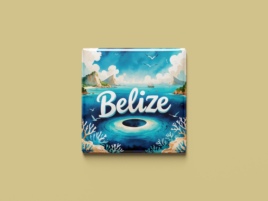Belize Magnet | 7 Designs to Choose From | Handmade Souvenir | Mayan ...