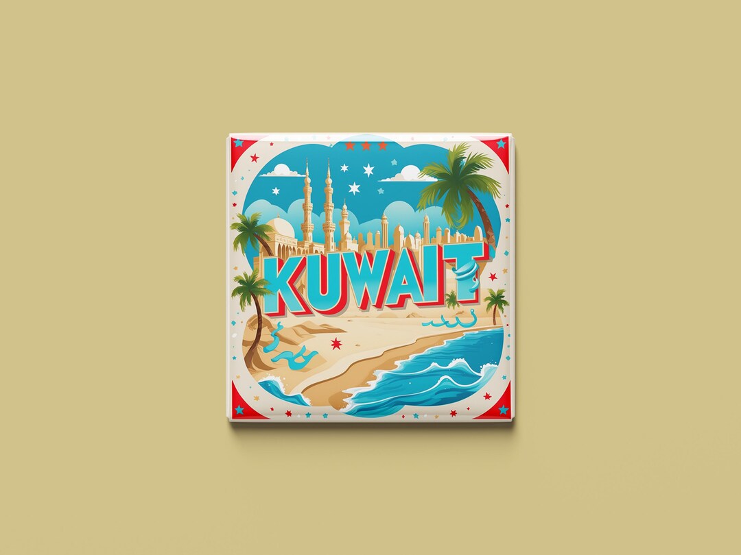 Kuwait Magnet | 5 Designs to Choose From | Handmade Souvenir | Skyline ...