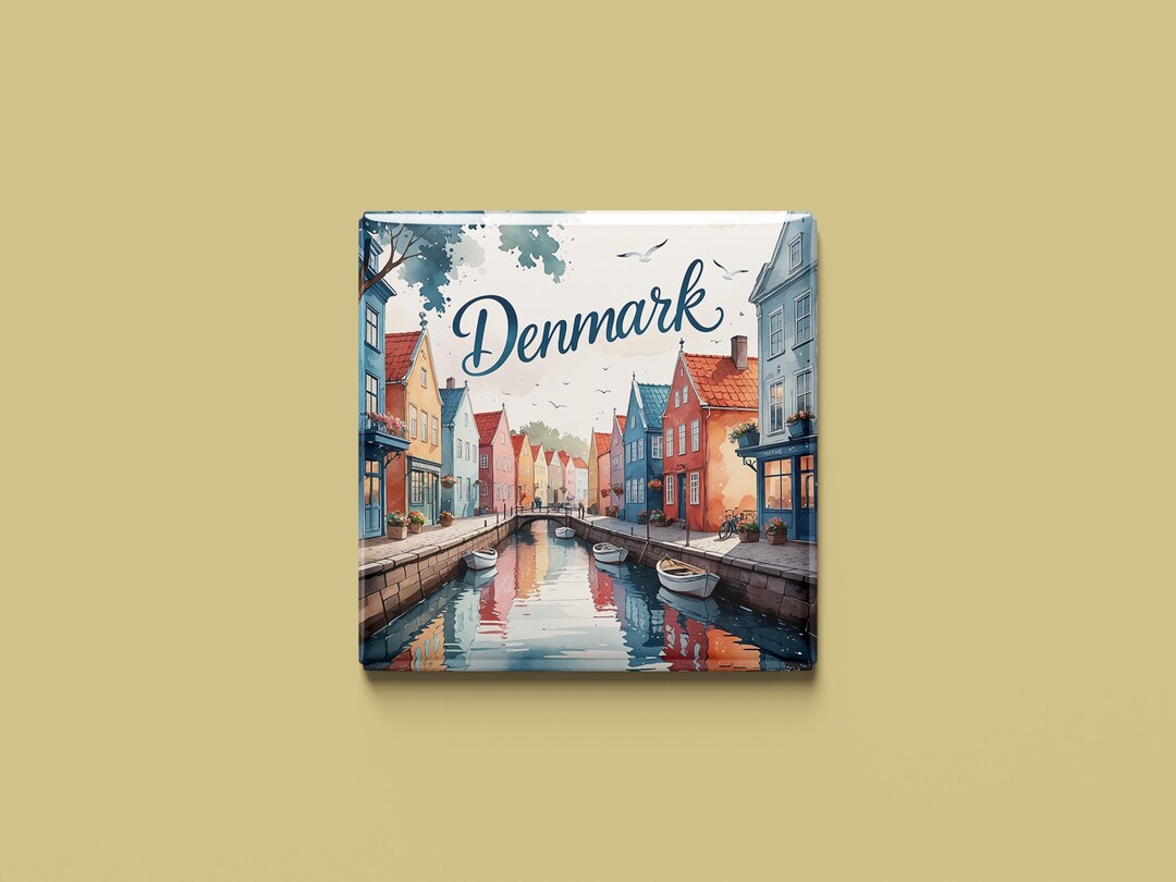 Denmark Magnet | 6 Designs to Choose From | Handmade Souvenir ...