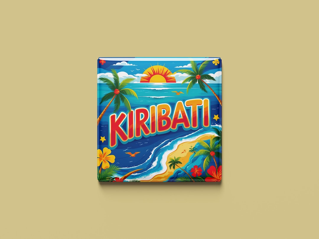 Kiribati Magnet | 8 Designs to Choose From | Handmade Souvenir ...