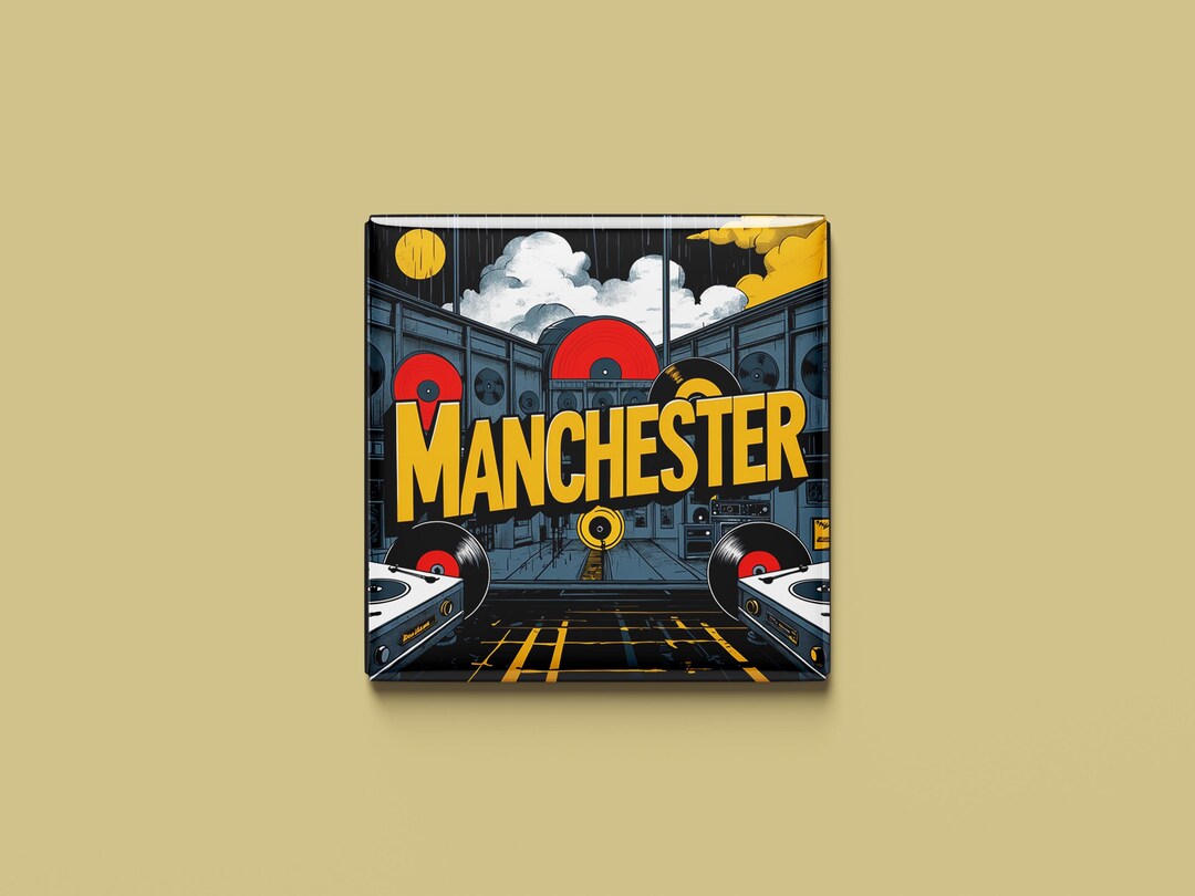 Manchester Magnet | 5 Designs to Choose From | Handmade Souvenir ...