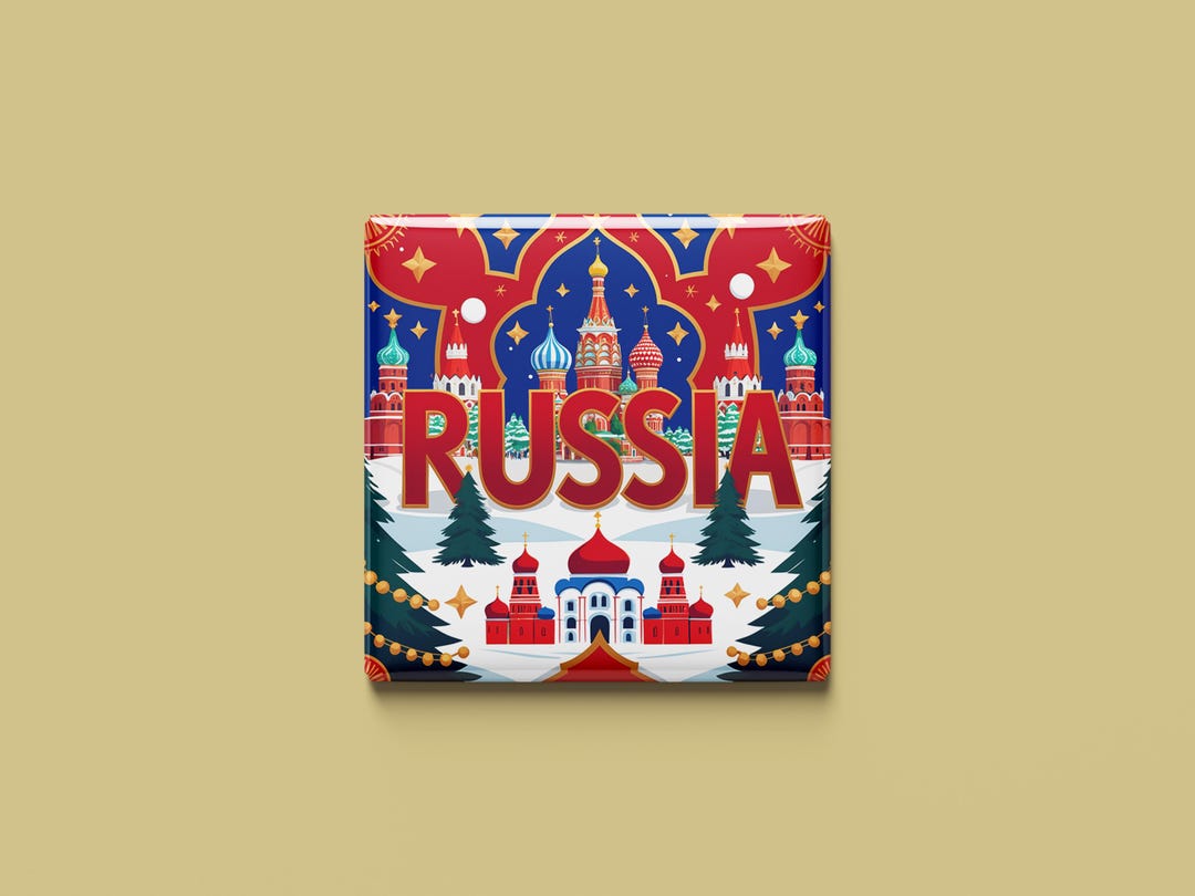 Russia Magnet | 5 Designs to Choose From | Handmade Souvenir | Moscow ...
