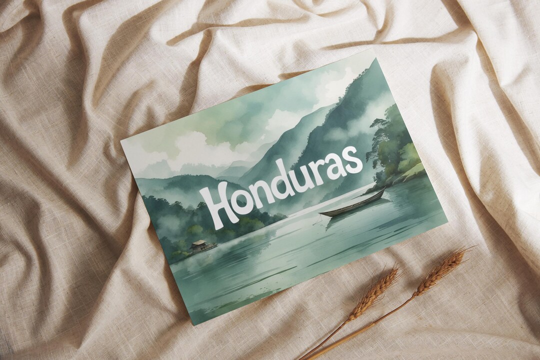 Honduras Postcard Set | Central America Souvenir | Mayan Ruins Motif ...