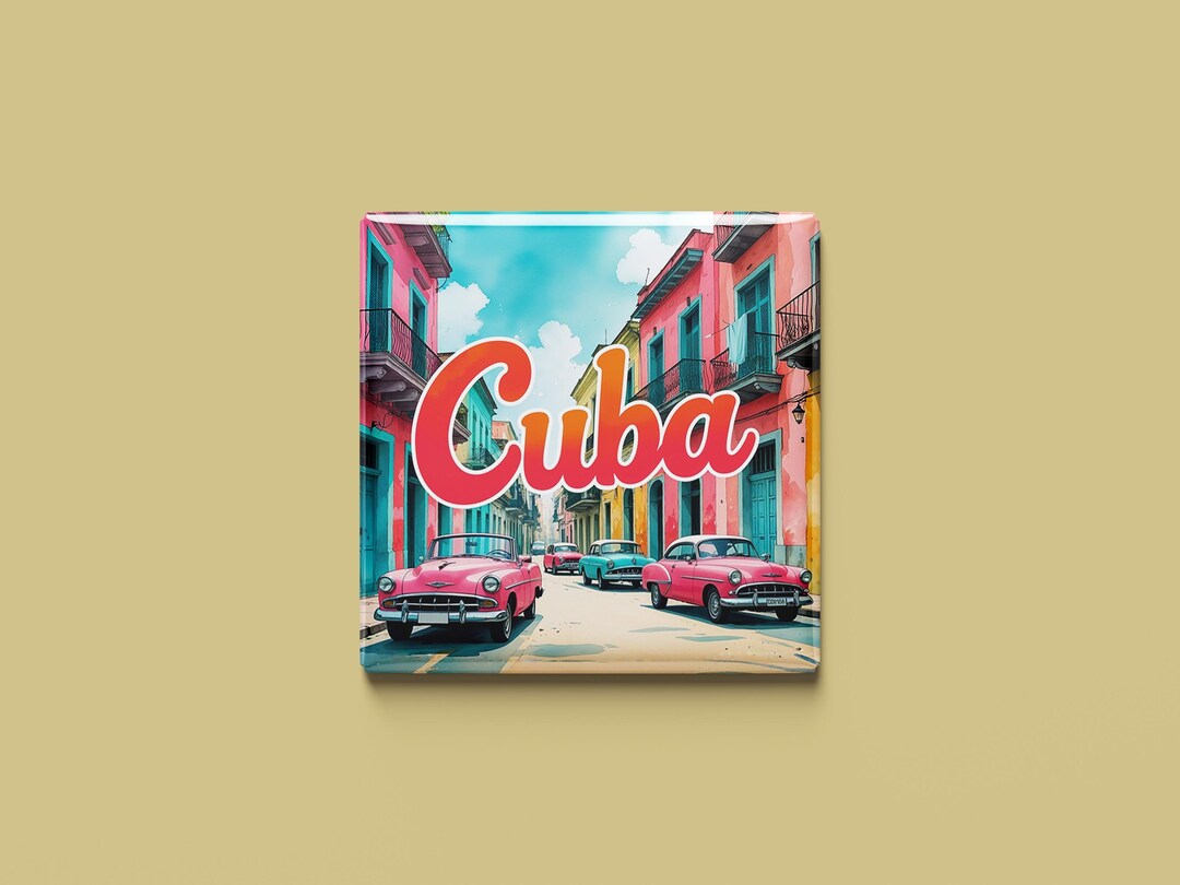 Cuba Magnet | 6 Designs to Choose From | Handmade Souvenir | Havana ...