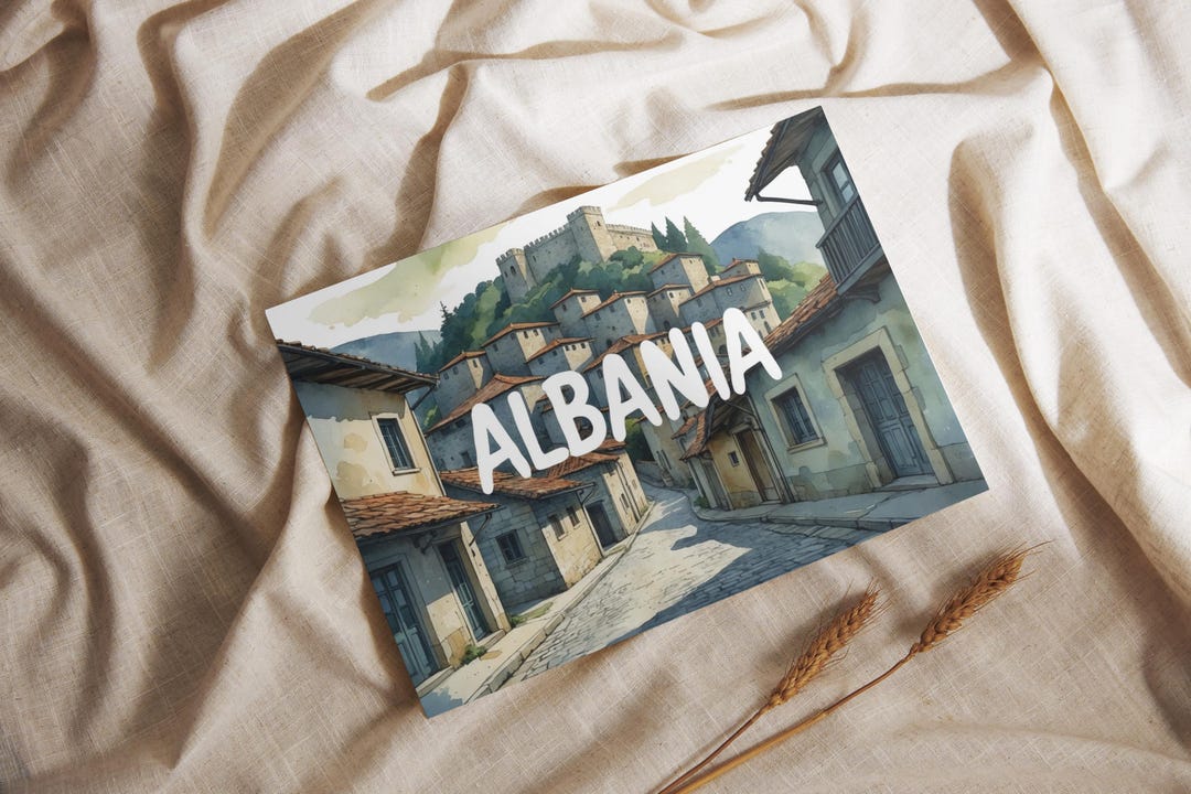 Albania Postcard, Set of 3 | Albanian Riviera Souvenir, Tirana, Travel ...