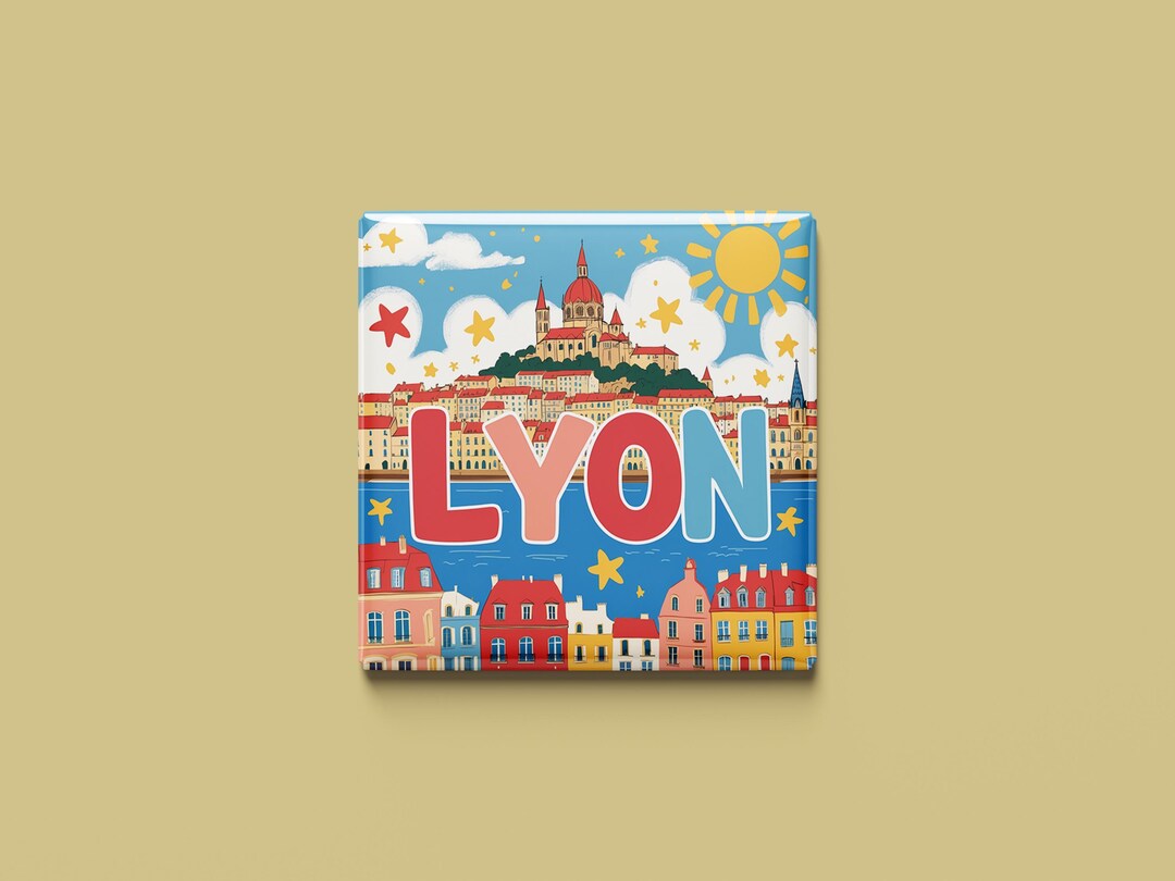 Lyon Magnet | 6 Designs to Choose From | Handmade Souvenir | Old Town ...