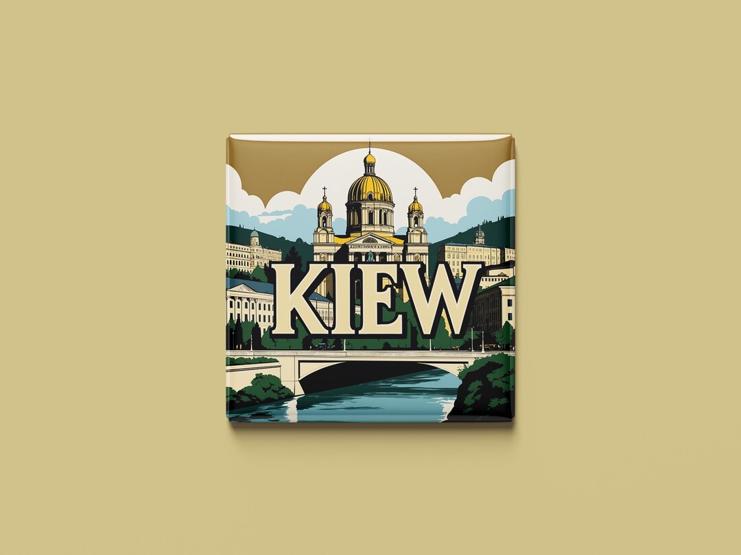 Kyiv Magnet | 6 Designs to Choose From | Handmade Souvenir | Ukraine ...