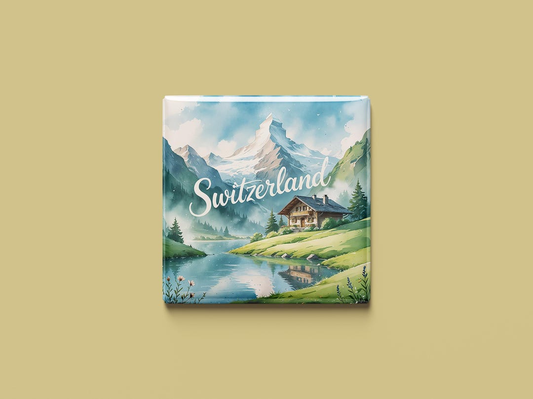 Switzerland Magnet | 6 Designs to Choose From | Handmade Souvenir ...