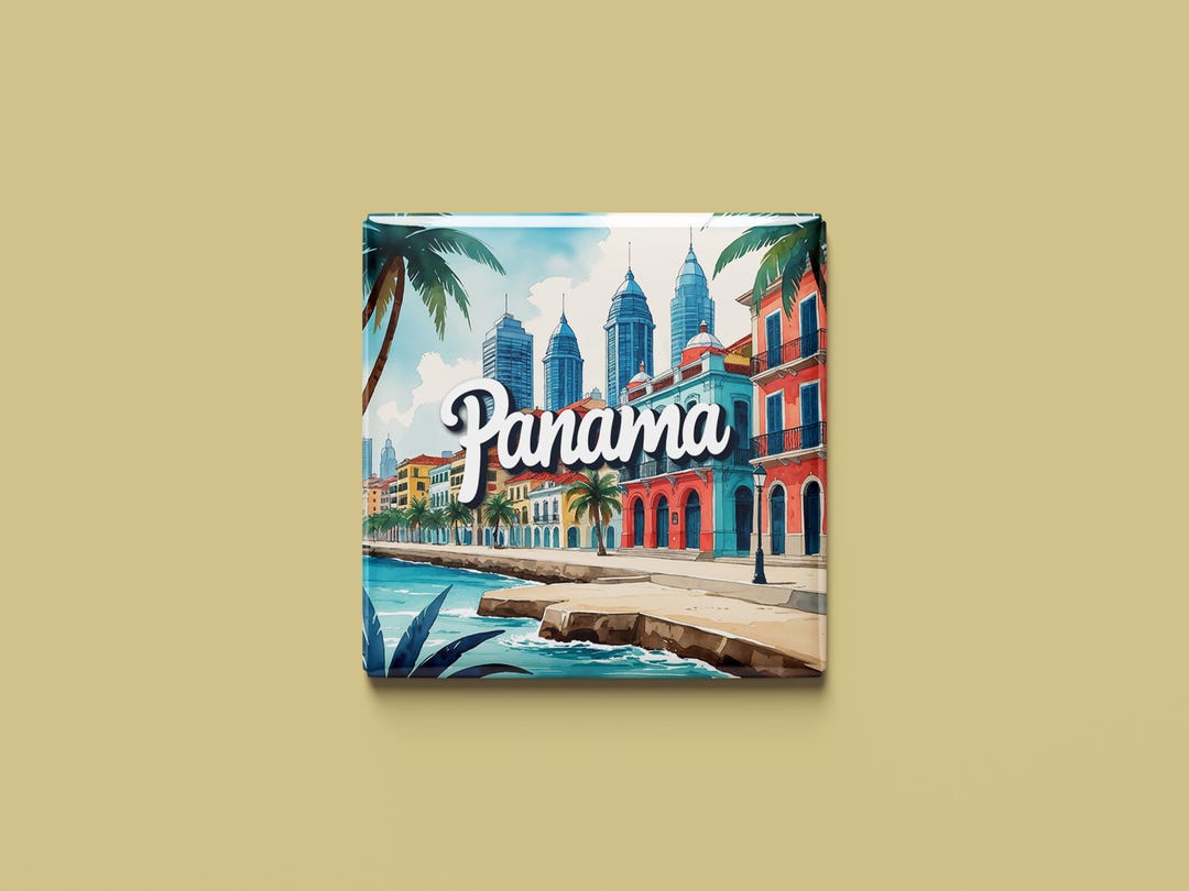 Panama Magnet | 5 Designs to Choose From | Handmade Souvenir | Canal ...