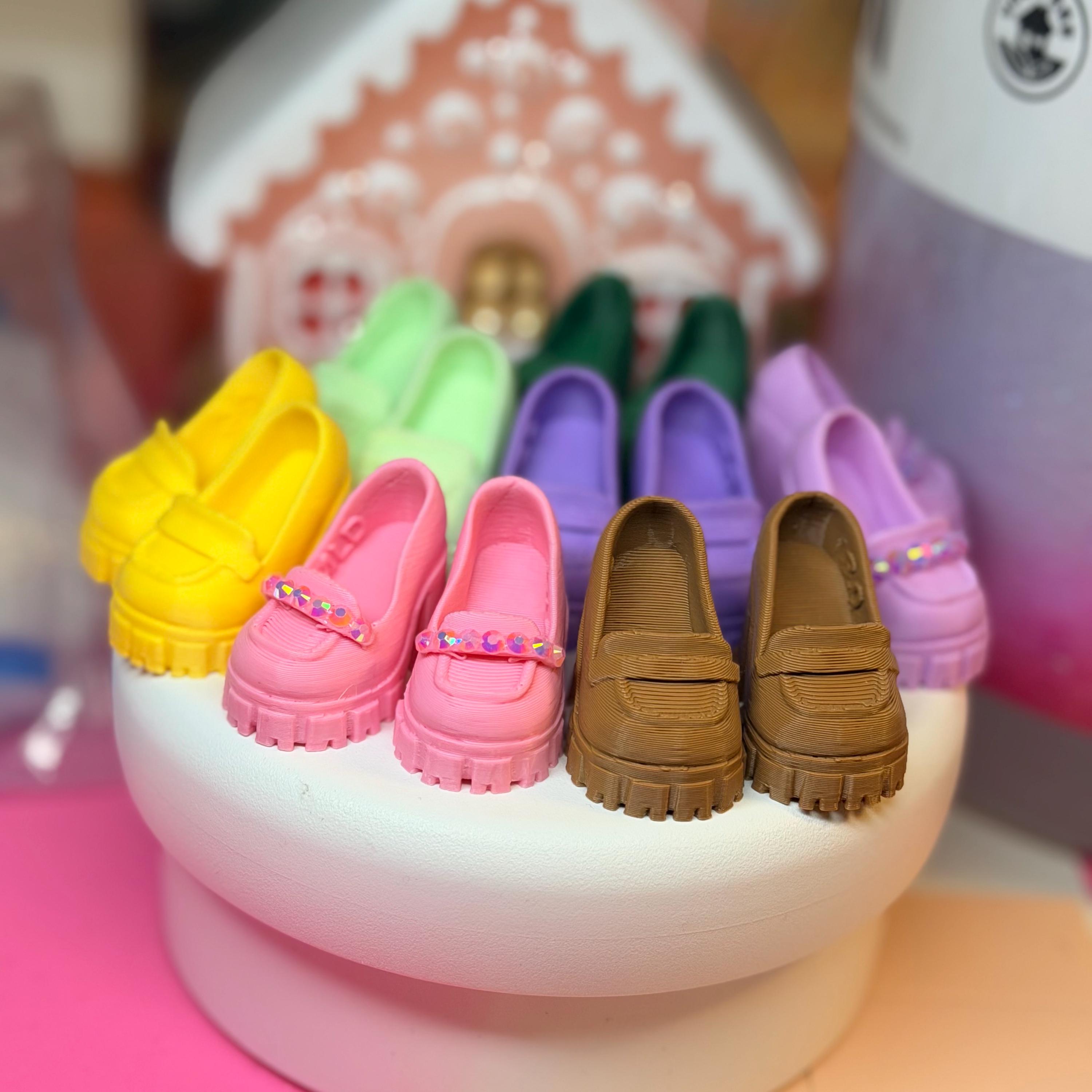 Chunky Platform Doll Shoes – 3D Printed – Custom Doll Shoes – for Slim ...