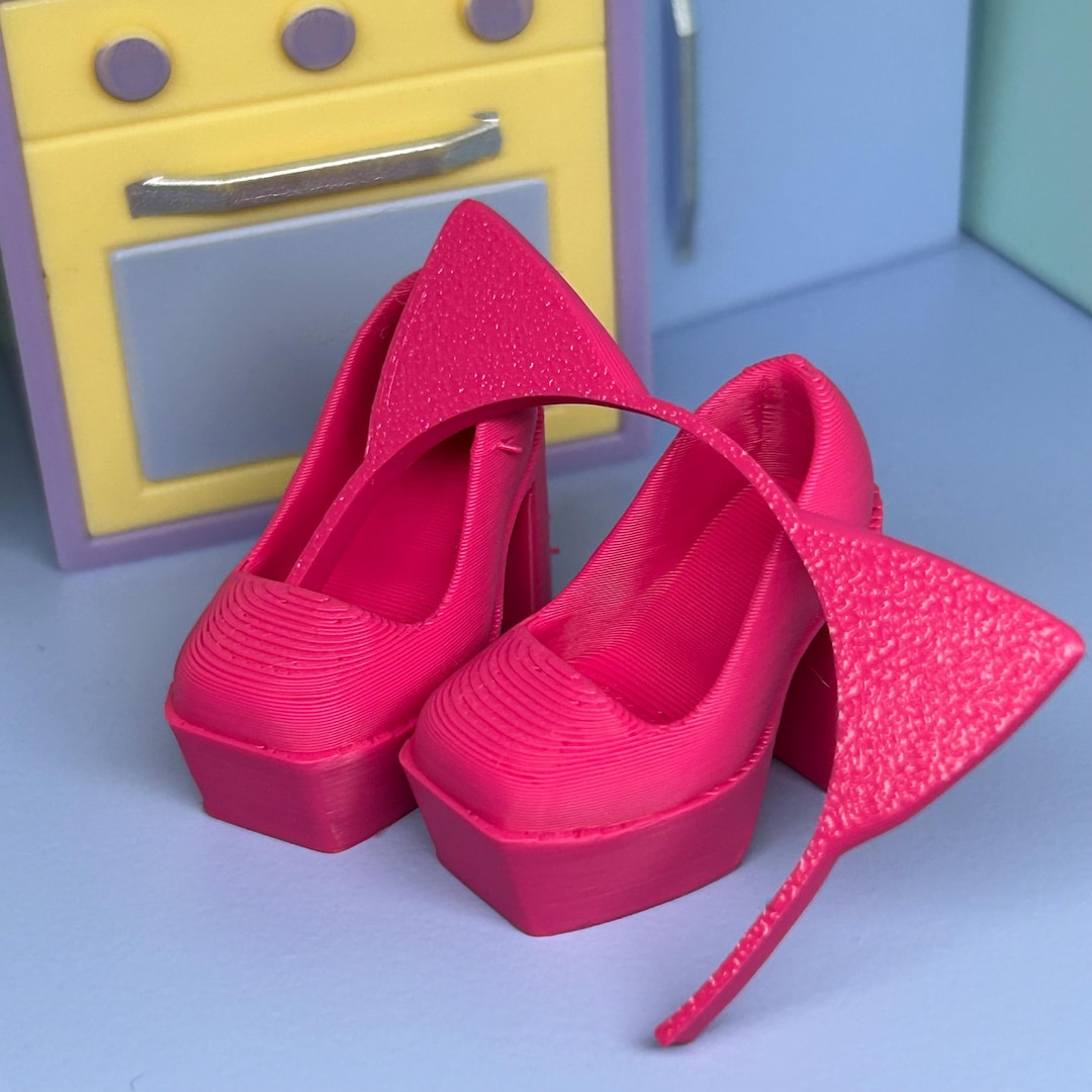Chunky Platform Doll Shoes – 3D Printed – Custom Doll Shoes –handmade ...