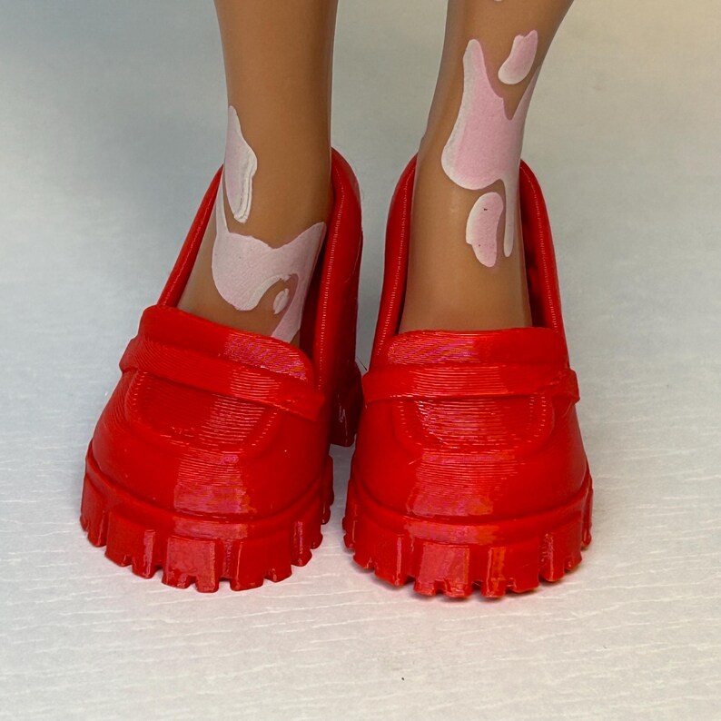 Chunky Platform Doll Shoes – 3D Printed – Custom Doll Shoes – for Slim ...