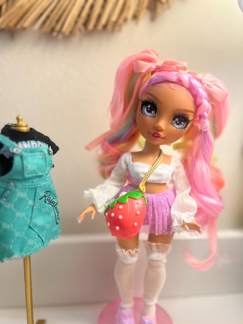 Rosetta Rainbow High Doll Custom - Etsy