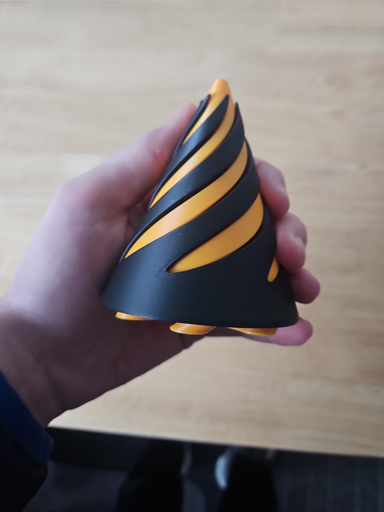3D Printed Vortex Cone Fidget Toy: Mesmerizing Illusion - Etsy