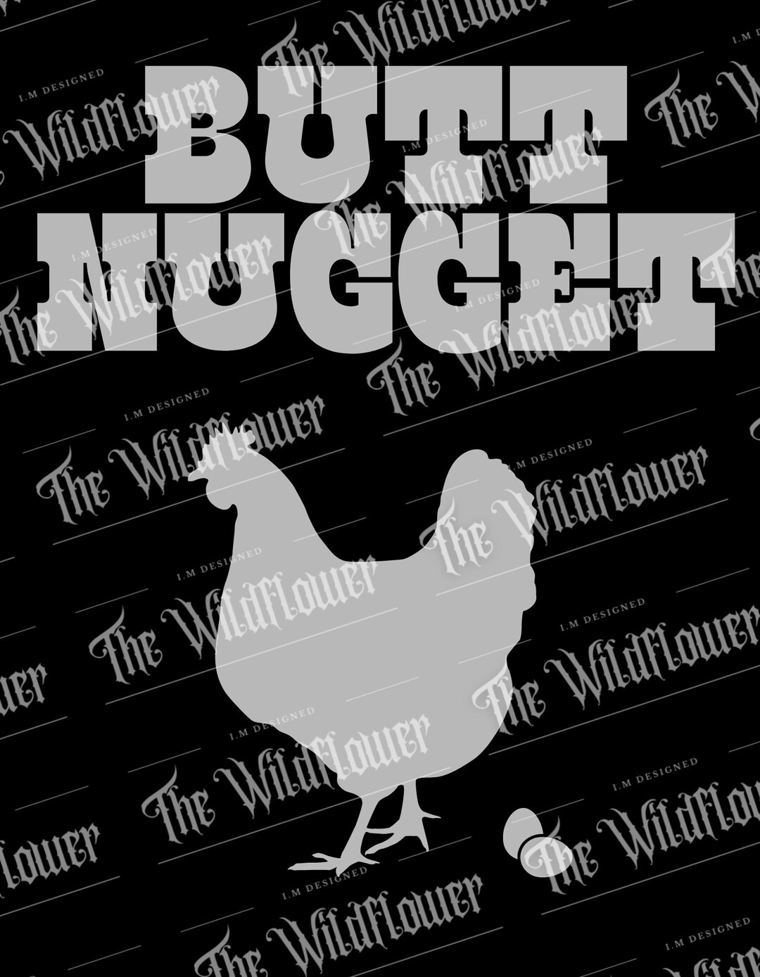Butt Nugget Funny SVG - Mens Boxers Design (digital Download) - Etsy