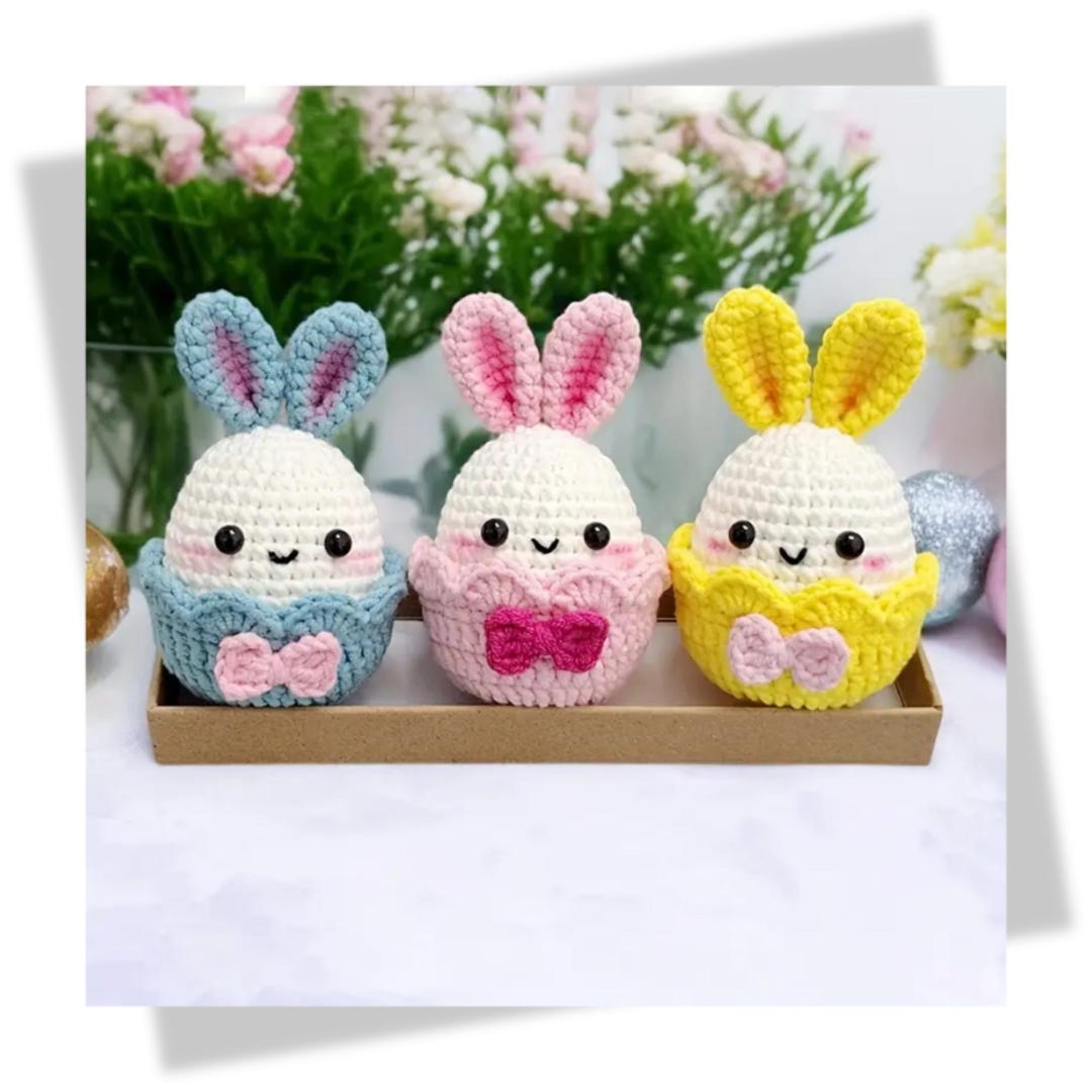 Amigurumi Easter Bunny Egg Pattern – PDF Crochet Pattern, Digital ...