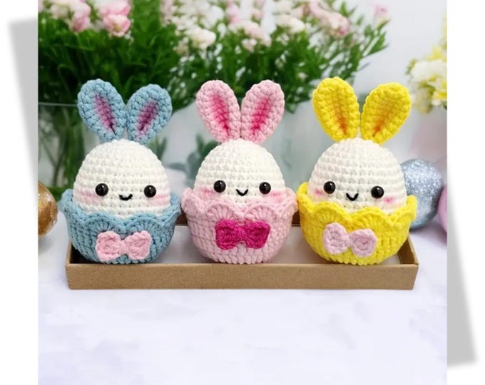 Amigurumi Easter Bunny Egg Pattern – PDF Crochet Pattern, Digital ...