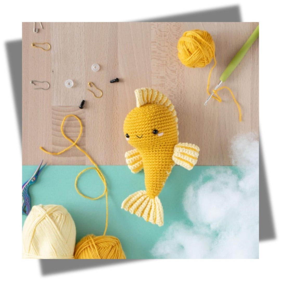 Amigurumi Goldfish Pattern PDF – Crochet Fish Toy Tutorial – Digital ...