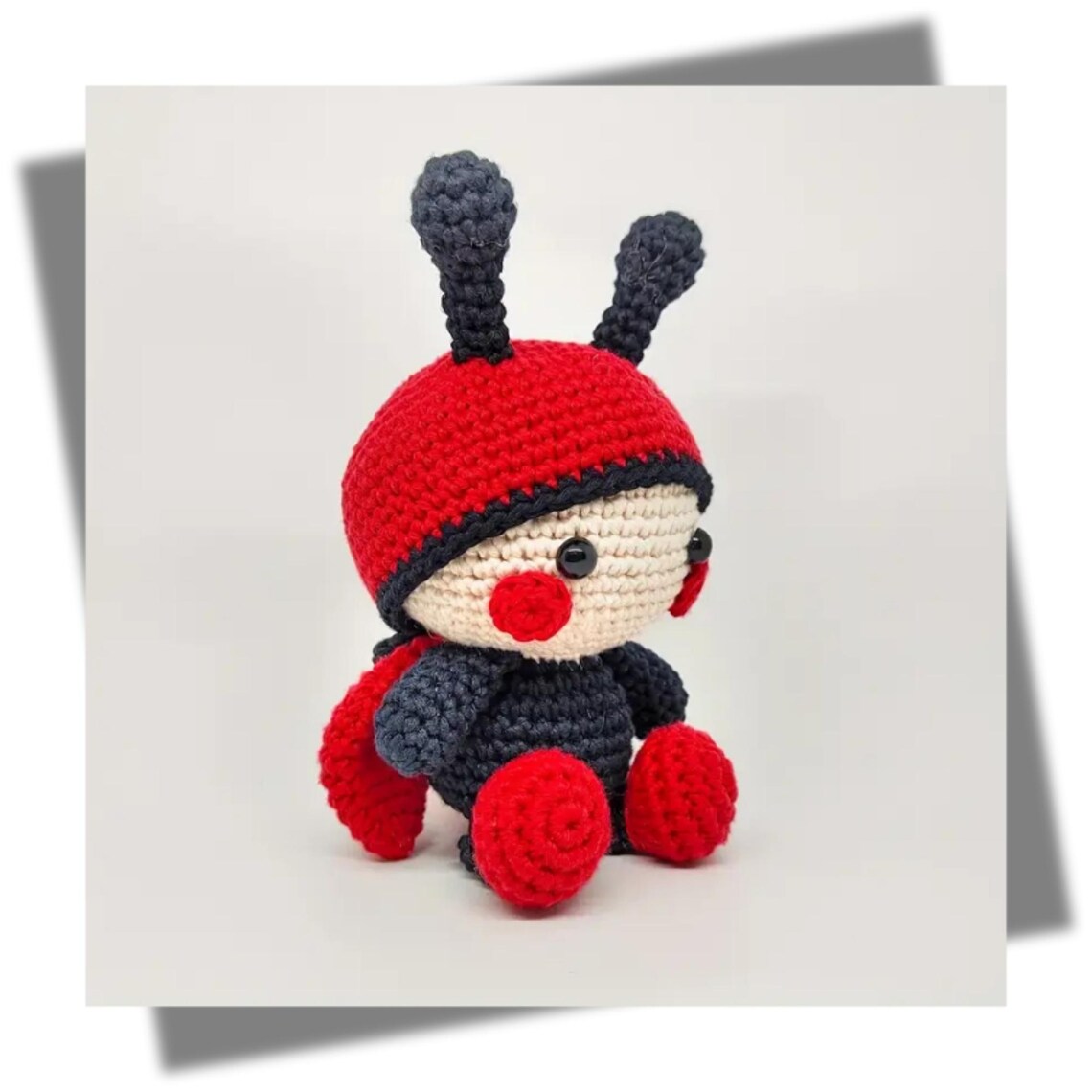 Amigurumi Ladybug Crochet Pattern – PDF Digital Download | Beginner ...