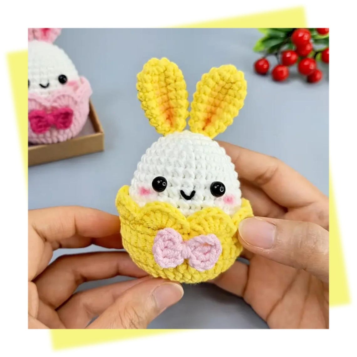 Amigurumi Easter Bunny Egg Pattern – PDF Crochet Pattern, Digital ...