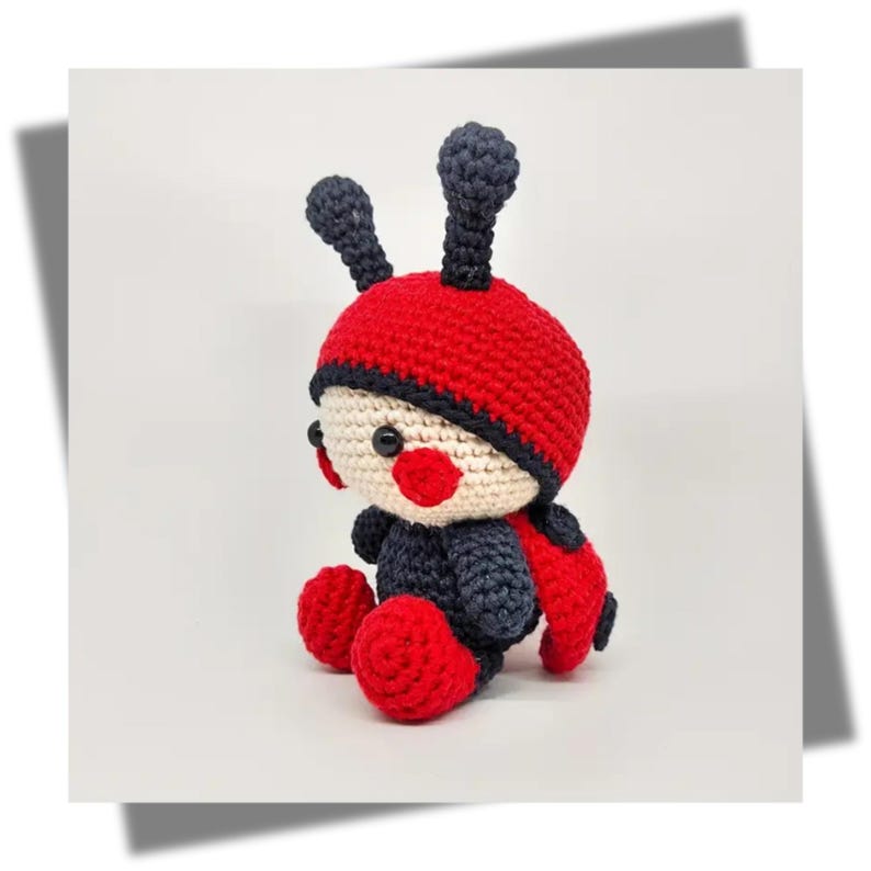 Amigurumi Ladybug Crochet Pattern – PDF Digital Download | Beginner ...