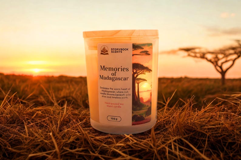Madagascar Vanilla Candle | Vanilla Coconut Tonka Coconut Wax Candle ...