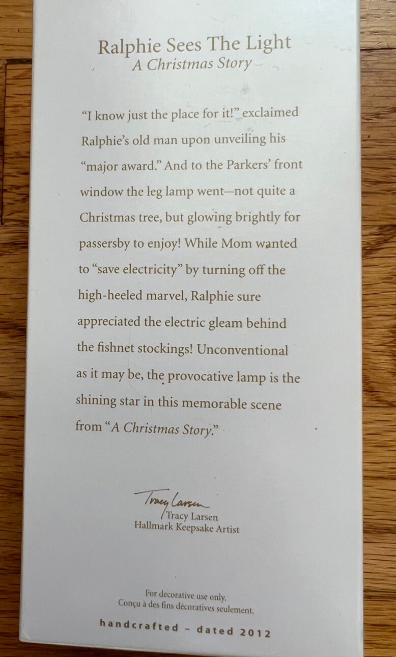 New in Box, Hallmark Keepsake, 2012, Rare, A Christmas Story Movie ...