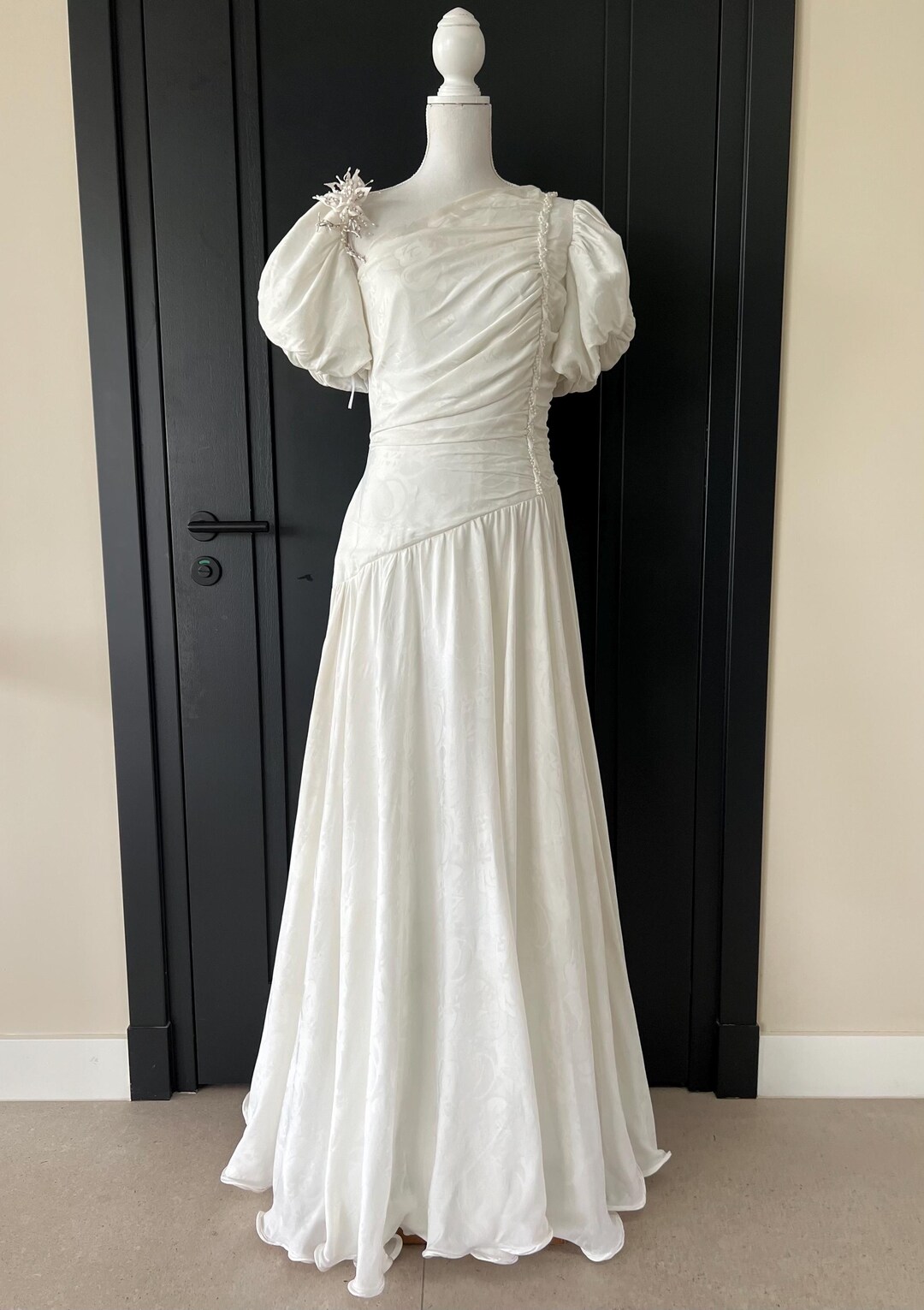 Vintage Eighties / Nineties Wedding Dress Size 42 - 44 - Etsy