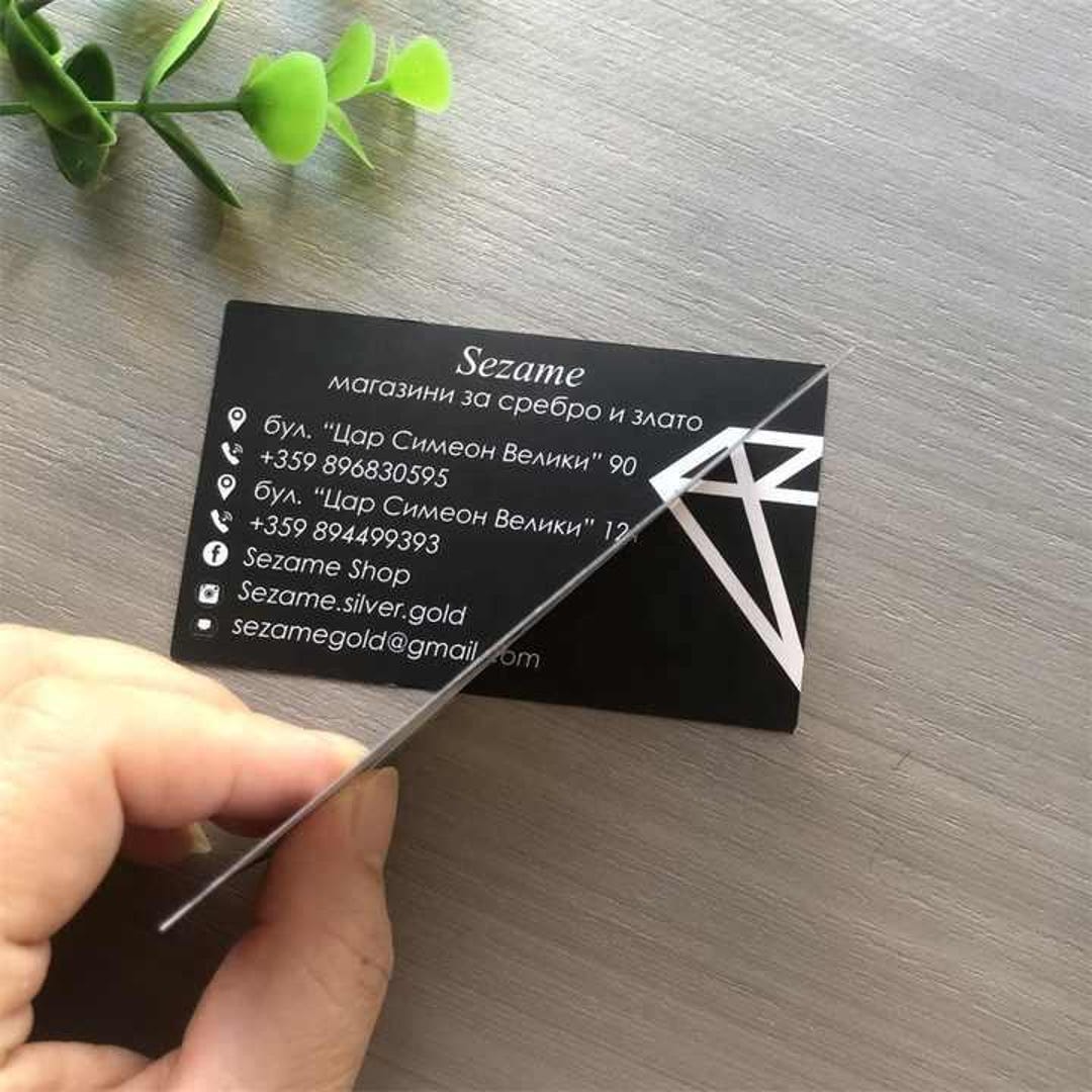 Elegant Black Diamond Business Cards Premium Quality Custom Cards for ...